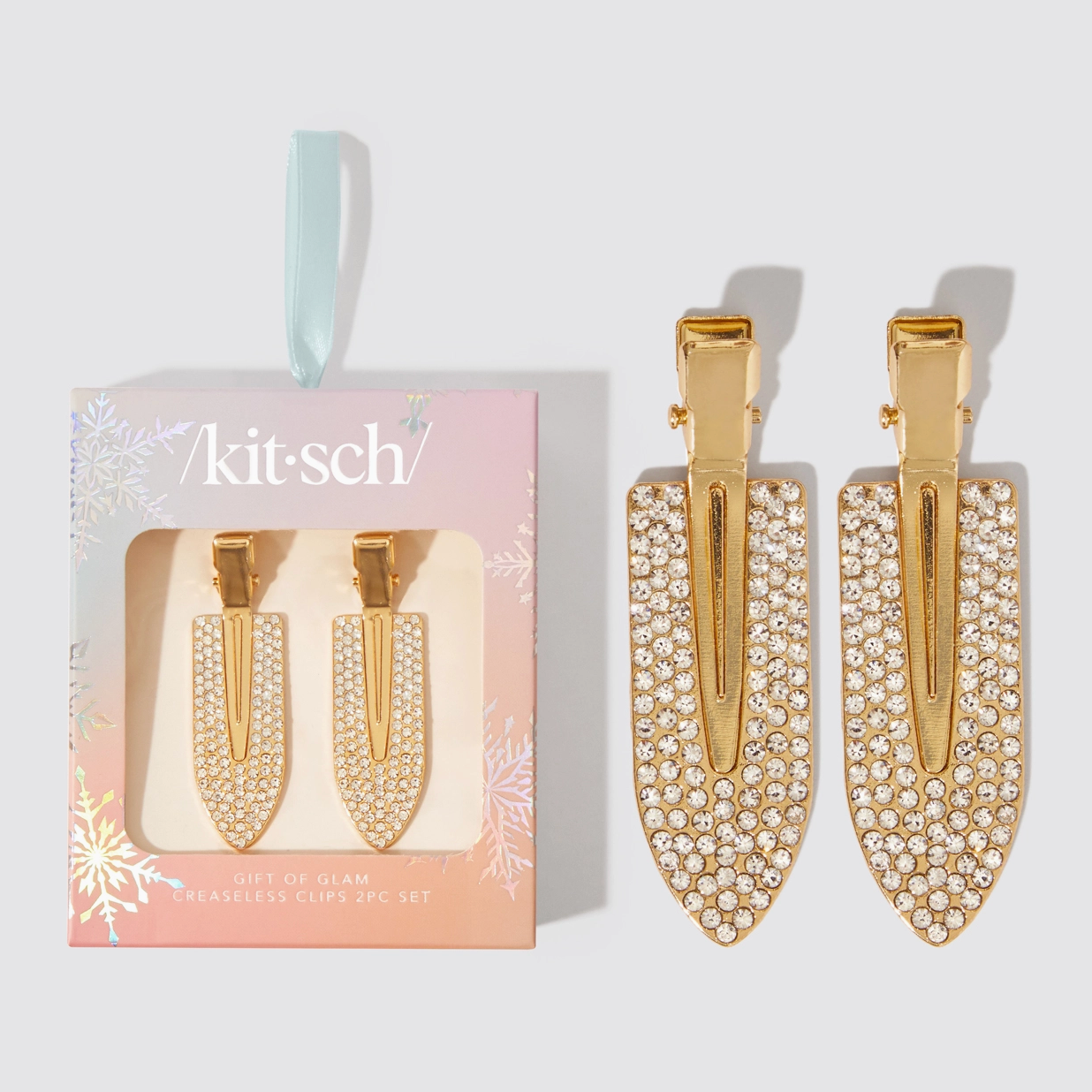 Gift of Glam Creaseless Clips 2pc Set - Rhinestone | MOXIE cosmetic art ...